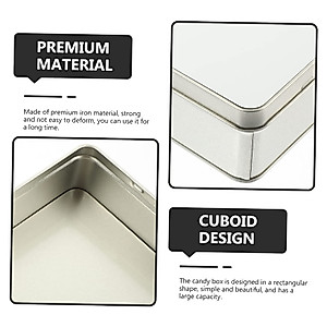 Box Sublimation Candy Tin Box Storage Box with Lid Cake Container Candy Containers Tin Pen Pencil Case Sublimation Metal Box Small Tin Box Tinplate Trinket Box Container