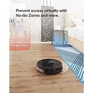 roborock S5 MAX Robot Vacuum and Mop Cleaner, Self-Charging Robotic Vacuum, Lidar Navigation, Selective Room Cleaning, No-mop Zones, 2000Pa Powerful Suction, 180mins Runtime, Works with Alexa