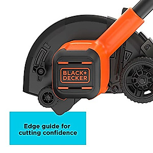 BLACK+DECKER 20V MAX Cordless Edger Lawn Kit, 1.5 Ah Battery & Charger Included (BCED400C1)