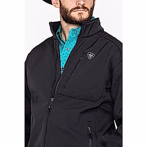 Ariat Men's Logo 2.0 Softshell Jacket, Black, LG