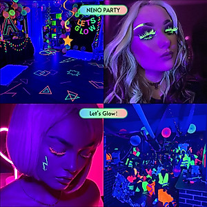 Colored Lash Extensions Classic Mix 6 Colors Rainbow Pink Yellow Green Purple White Blue Color Lashes Extension Obeyalash Colored Individual Eyelash Extension 0.07 D Curl (Mixed Candy Color 14mm)