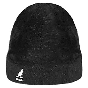 Kangol Furgora Cuff Beanie for Women and Men, One Size Fits All, Black