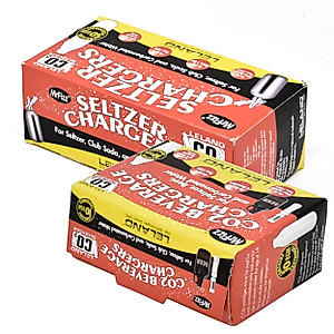 120 Leland Mr Fizz 8 Gram Soda Chargers Compatible With All 1 Liter/Quart Soda Siphons