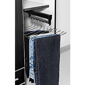 Blanket Hanger Pants Hangers Non Slip Hangers Heavy Duty Stainless Steel Hanger, Non-Slip Finishing Hanger for Quilts, Bedding, Towels, Pants, tablecloths, Carpets (Pack of 8)