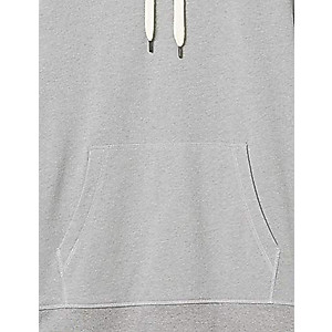 Amazon Essentials Men's Lightweight French Terry Hooded Sweatshirt, Light Grey Heather, Medium