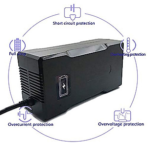 YZPOWER 54.6V 4A Power Adapter for Electric Bike Mobility Scooter 48V Lithium Battery Charger XLR Connector