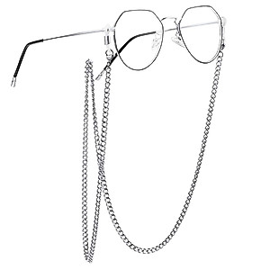 Glasses Chain for Men 28" Stainless Cuban Chain Eye Glasses Chains for Women
