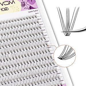 IKVVOM 20 Pairs 4 Styles False Lashes Dramatic Lashes Volume Natural Look Wispy Cat Eye Multipack (Mixed)