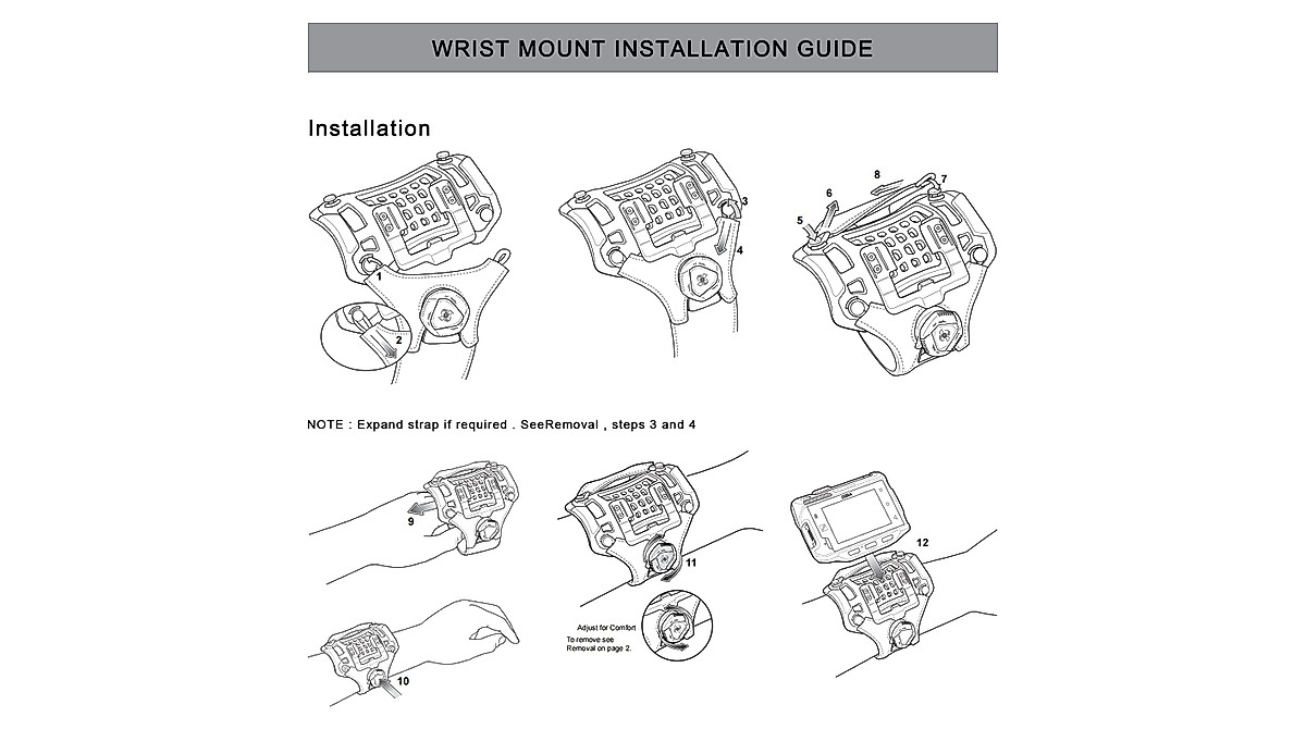 Zebra WT6000 Wrist Strap Mount - Comfort & Security