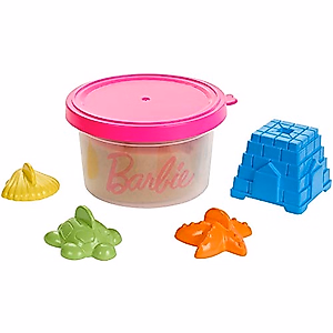 Barbie Dreamhouse Adventures Chelsea Doll & Tiki Hut Playset with Moldable Sand, Hammock & Accessories, Blonde Small Doll