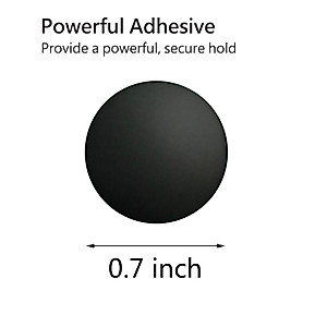 UOTOO 8 Pcs Laptop Rubber Feet(0.7 inch Diameter), Non-Slip Replacement Bottom Feet for MacBook Case (MacBook Pro/MacBook Air Shell Cover)