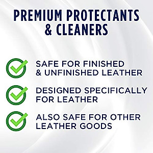 303 Leather Cleaner - Step 1: Cleans & Preps - Safe for Use On Finished & Unfinished Leathers - Cleans Tough Stains - pH Balanced - No Harmful Silicones, 15.5 fl. oz. (30230CSR) Packaging May Vary