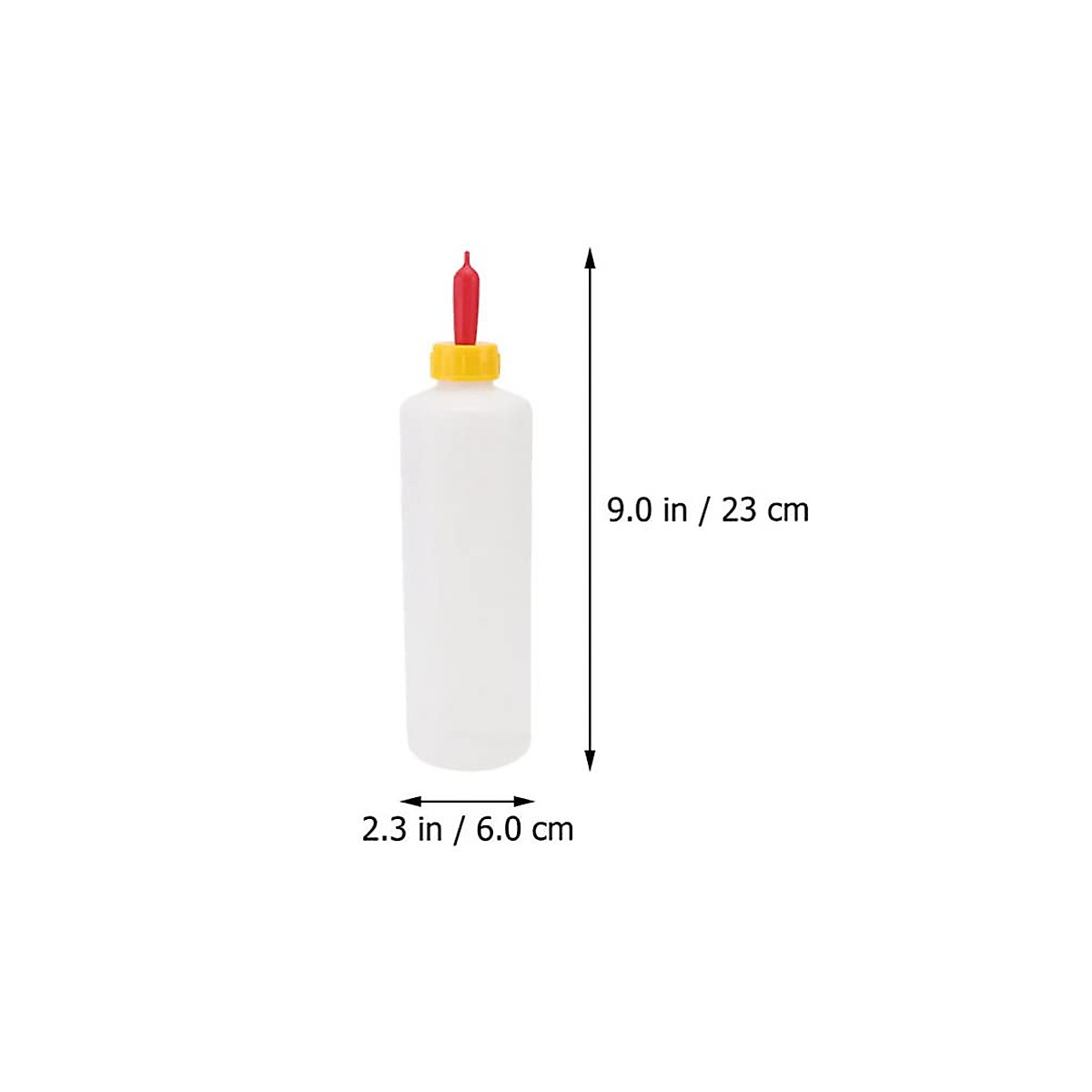 10Sets Goat Feeder Goat Bottles for Feeding Baby Goats 400ML Feeding Bottles Lamb Bottles Plastic Bottles Milk Feeder Bottles for Farm