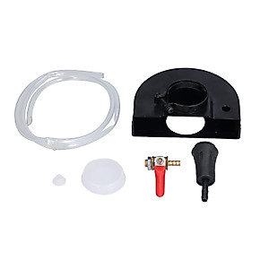 Angle Grinder Dust Cover,Blowout Adapter,Water Pipe Adapter with 1/4in Valve for Angle Hand Grinders and Adjustable Water Outlet