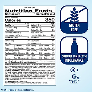 Ensure Plus Strawberry Nutrition Shake, Meal Replacement Shake, 24 Pack