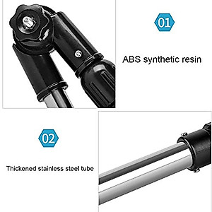 Umbrella Mount Holder, Adjustable Umbrella Mount Stand No Need Wrench to Attach/Detach Umbrella Clamp for Wheelchair, Walker, Rollator, Bicycle, Pram, Stroller(Black)