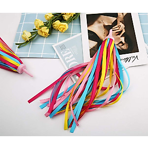 Paliston Kid's Bike Bell Bicycle Bell for Girls Bike Horny Toddler Bike Bells with Streamers Pink Purple