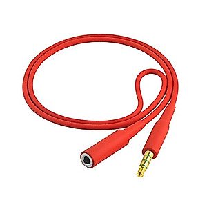Geekria 3.5mm (1/8'') Male to 3.5mm (1/8'') Female Headphones Plug Adapter, Conversion Audio Plug, TPE Cord Compatible with Bose SoundSport, SIE2, SIE2I, Sony AS20J, CX380, CX686 (55cm)