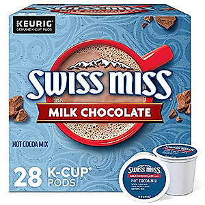 Swiss Miss Milk Chocolate Hot Cocoa Keurig Single-Serve K Cup Pods, 28 Count