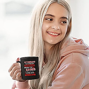 My Husband Was My High School Sweetheart Black Coffee Cup, Awesome Husband Teacup, Husband Decorative Mugs Gift Ideas For Men / Women, Husband Travel Ceramic Cup 11 Oz.