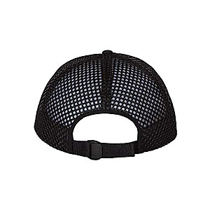 Richardson Rouge Wide Set Mesh Cap One Size Black
