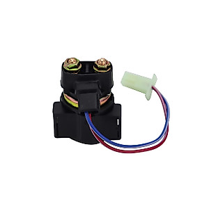 Hity Motor Starter & Relay Solenoid for Yamaha Warrior 350 YFM350 1987-2004 Moto-4 350 YFM350 1987-1995 Kodiak 400 YFM400 1993-1998 Terra PRO 350 YFP350U 1988 Big Bear 350 YFM350U 2X4 1996-1999 ATV