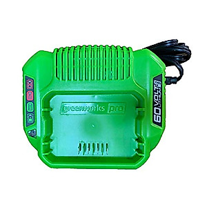 Greenworks Pro 60-Volt GEN2 Lithium Ion (Li-ion) Cordless Power Equipment Battery Charger