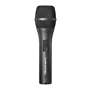 Audio-Technica AT2005USB Cardioid Dynamic USB/XLR Microphone with Audio Technica ATH-M20X Headphones, Knox Gear Studio Stand Shock Mount and Pop Filter Bundle (5 Items)