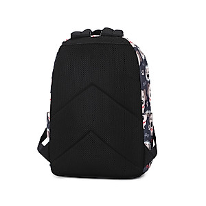 Wadirum Fashion School Backpack for Boy and Girl Weekend Travel Laptop Backpack Dog