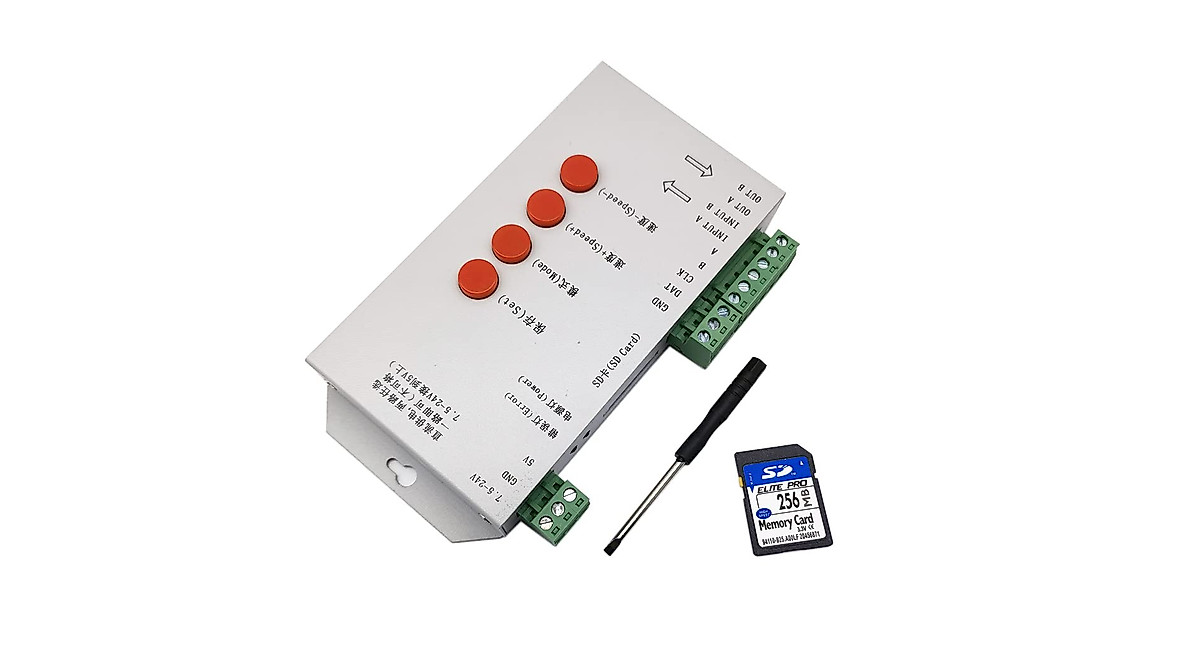 T1000S T-1000S SD Card for WS2801 WS2811 LPD6803 led Pixel Controller ...
