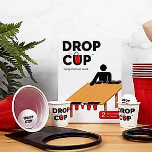 Drop Cup Pong That's On A Roll - Family Friendly Party Game - Adult Party Game