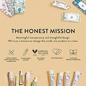 The Honest Company Silicone-Free Conditioner | Gentle for Baby | Naturally Derived, Tear-free, Hypoallergenic | Lavender Calm, 10 fl oz
