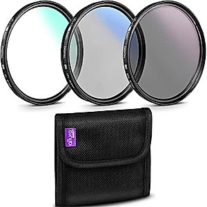 40.5MM Lens Filter Kit by Altura Photo, Includes 40.5MM ND Filter, 40.5MM CPL Filter, 40.5MM UV Filter, (UV, Polarizer Filter, Neutral Density ND4) for Camera Lens w 40.5MM Filter + Lens Filter Case