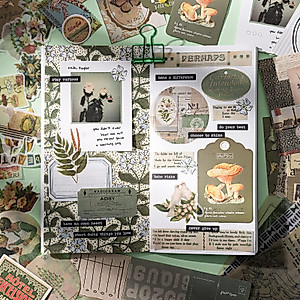 YagCu Aesthetic Scrapbook Kit, Junk Journal Scrapbooking Supplies, Vintage Journaling Set Bullet Journals Material, Large Collection for Teen Girls Women Adults Beginners, Arts Craft Ephemera