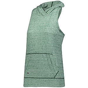 Holloway Sportswear Womens ADVOCATE HOODED TANK XS Forest