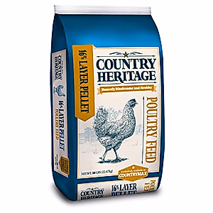 CountryMax Hen Egg Layer Pellet 16% Chicken Feed 50 Pounds