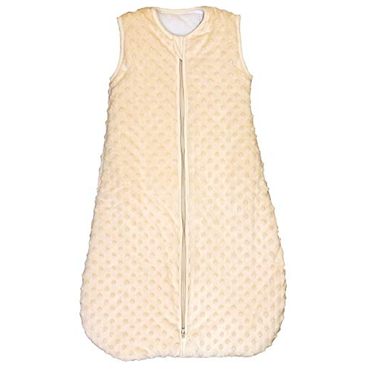 BABYINABAG Summer Model Baby Sleeping Bag and Sack, Plush Minky Dot, 1.25 Togs, for Infants and Toddlers (Large (22 mos - 3T))