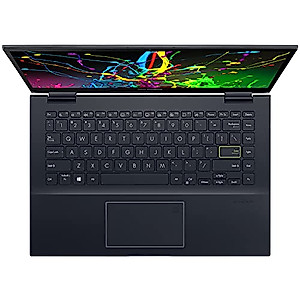 ASUS VivoBook Flip 14 Thin & Light 2-in-1 Laptop 14.0" FHD IPS Touch Display (AMD Ryzen 5 5500U 6-Core, 8GB RAM, 512GB SSD, AMD Radeon, Backlit KB, Fingerprint, Active Pen, Win10H) w/Hub