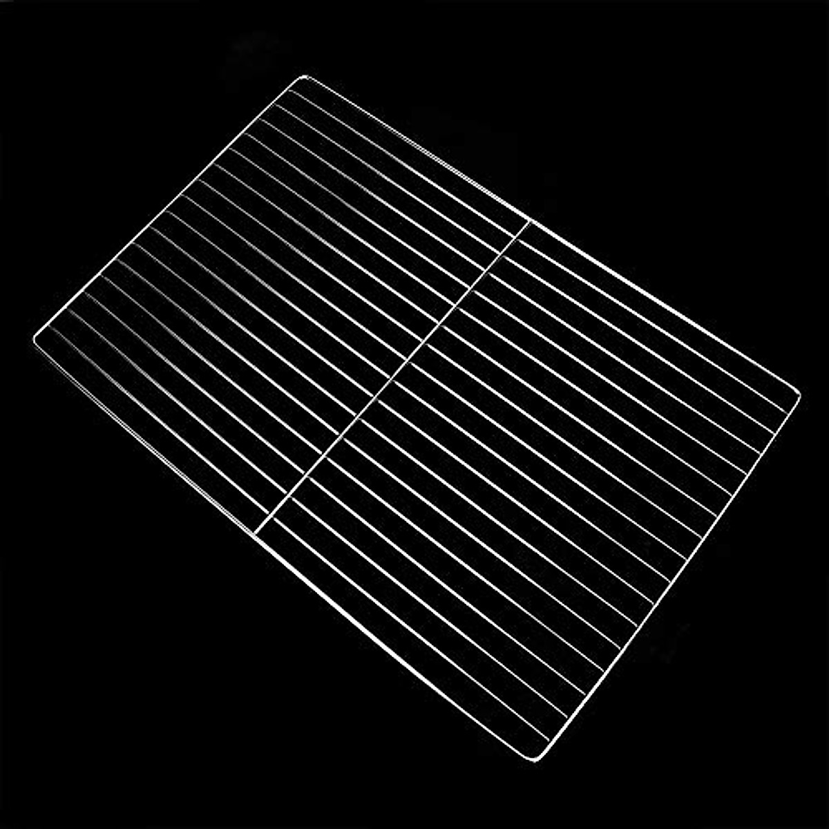 Stainless Steel Non-Stick, Non Stick BBQ Rack Barbecue Mesh Grill Net for Large Oven30 x 45cm Oven Family Gatherings Garden Parties Picnics and Camping(30 * 45)