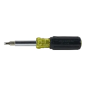 Klein Tools 80065 Schrader Driver Kit with Multi-Bit 11-in-1 Screwdriver / Nut Driver and 2-in-1 Nut Driver, Hex Head Slide Drive, 2-Piece