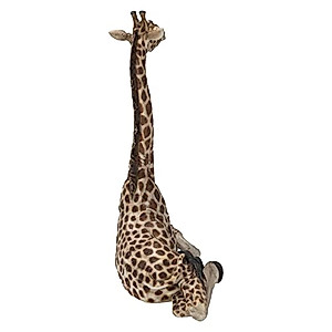 Baby Giraffe Lying Multi Color Polyresin