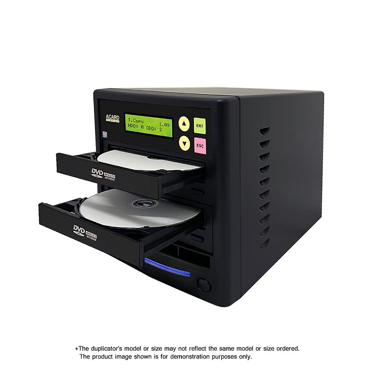 ACARD TECHNOLOGY 1 to 1 24X Burner CD DVD Duplicator Standalone Tower Using ACARD’s Native SATA Controller Technology