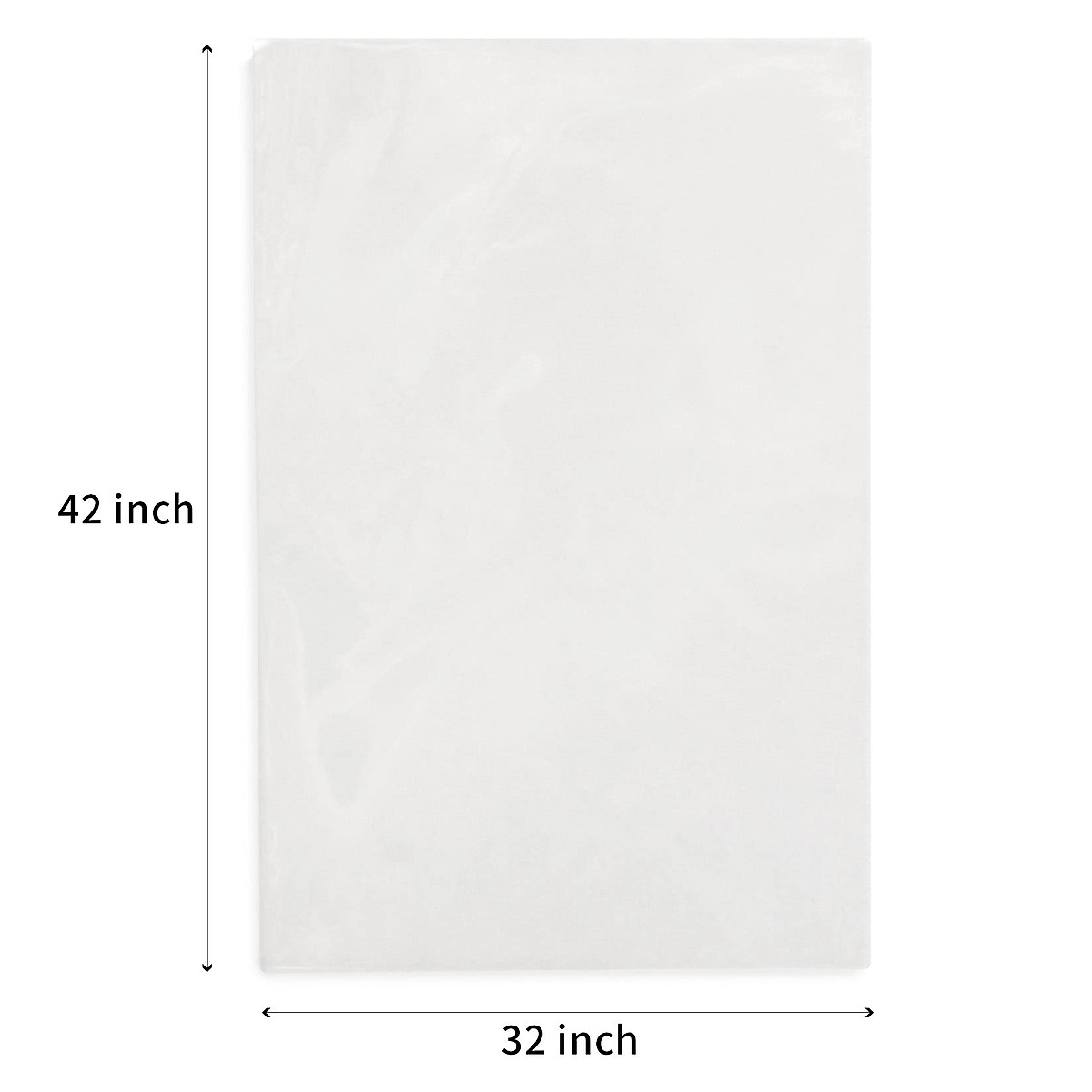 Yotelab Large Jumbo Cellophane Bags for Gift Basket, 32x42 Inches 10Pcs Huge Clear Basket Bags