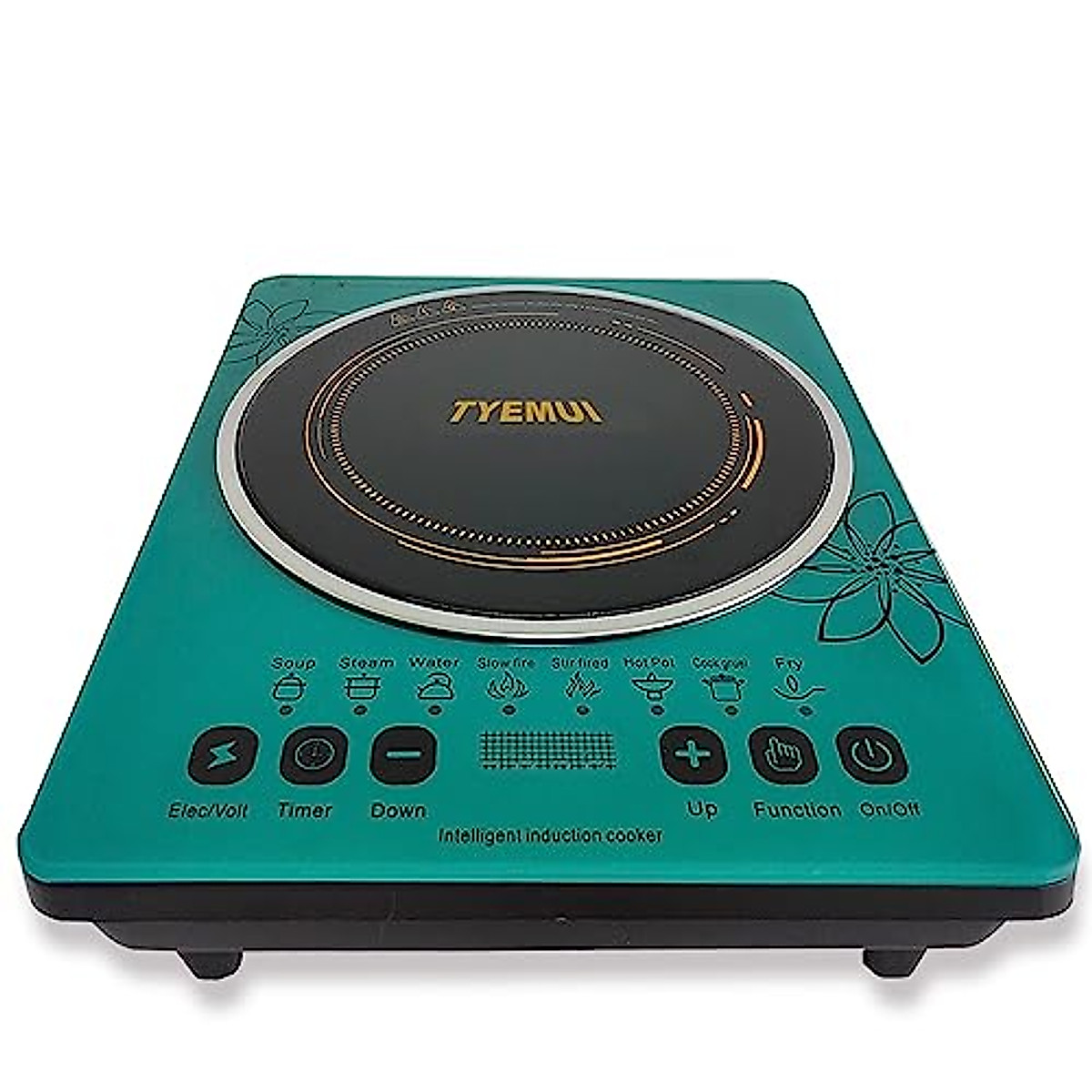 TYEMUI Induction Cooktop Hot Plates for Cooking Electric Single Burner Stove Portable Induction Cooktop with Fast Heating Mode