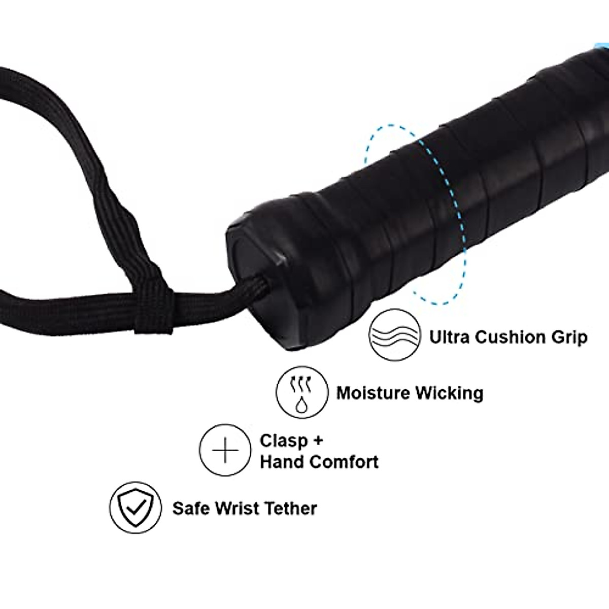 Padel Tennis Racket Racquet Carbon Fiber Power Lite Pop EVA Foam POP Tennis Paddle Paddleball Racket Racquets (2Pcs Black)