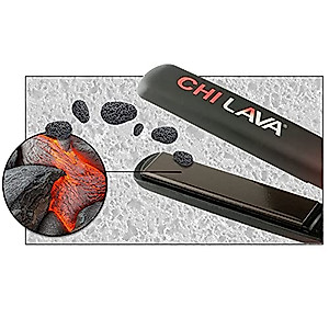 CHI Original Lava 1" Ceramic Hairstyling Flat Iron, Red