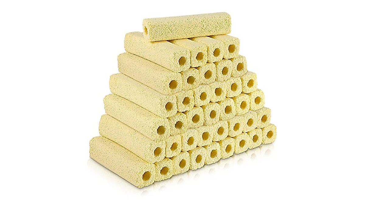 40 Pcs Aquarium Bio Media Blocks for Fish Tank Filtration - Large Size