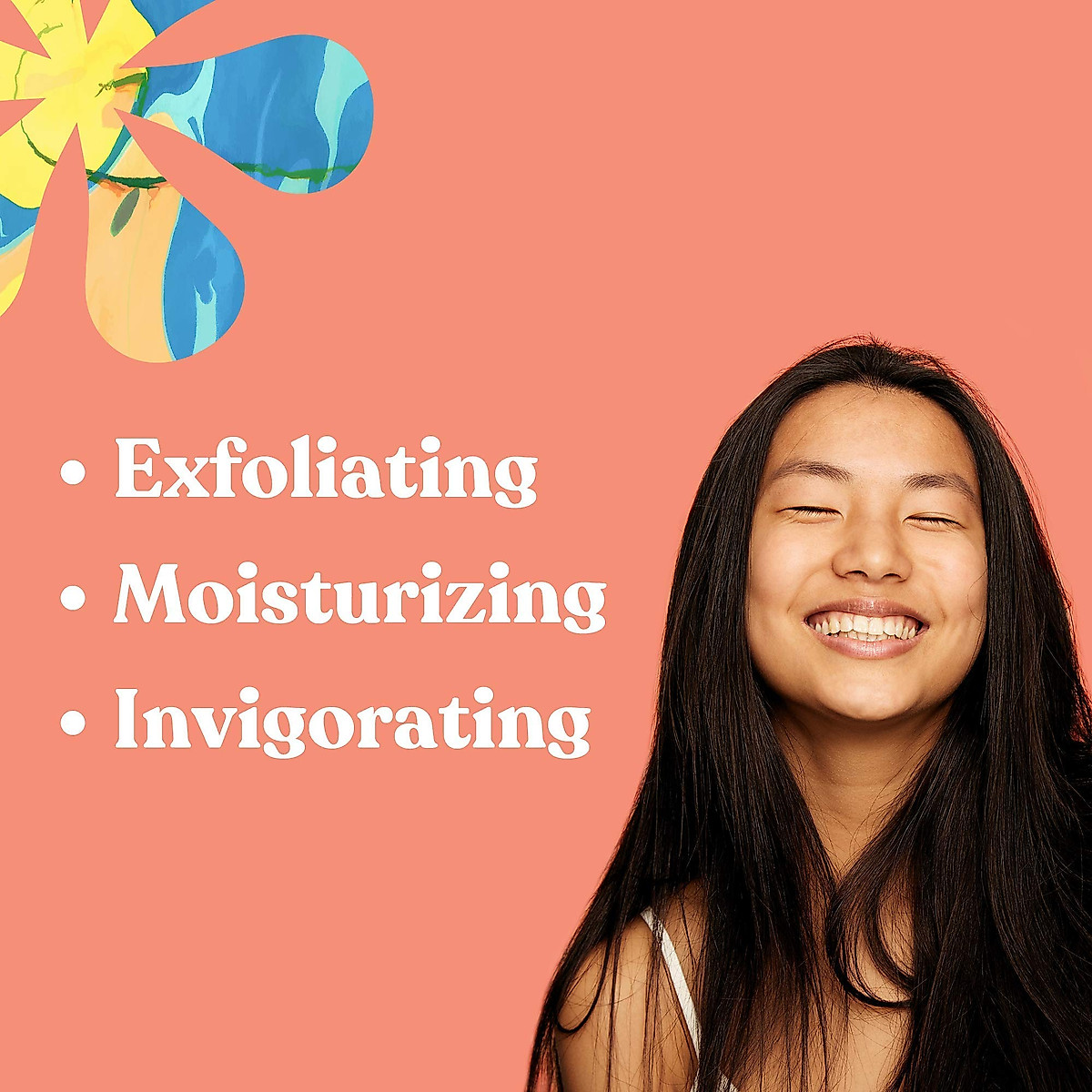 ASUTRA Dead Sea Salt Essential Oil Body Scrub Exfoliator (Vitamin C), 16 oz - Ultra Hydrating, Gentle, & Moisturizing - Coconut, Sweet Orange, Grapefruit, and Lemon Oils – Pink Himalayan Salt