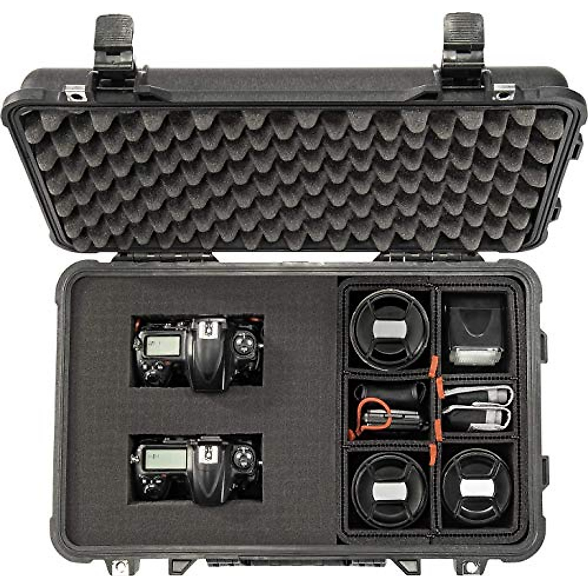 Pelican 1510 Hybrid Case - With TrekPak Dividers and Foam (Black)
