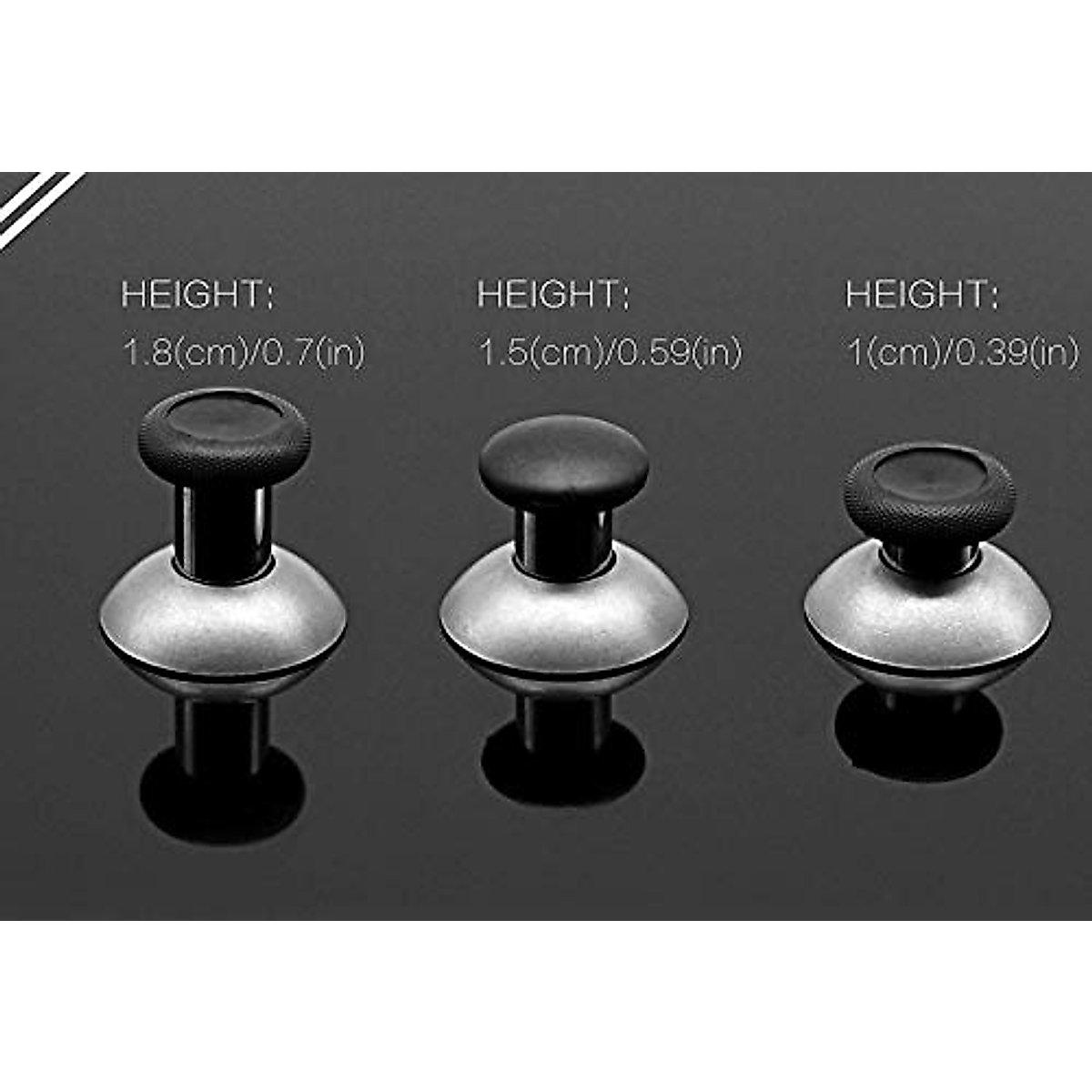 AQIDAP Elite Kit for Xbox One Elite Controller Accessory (6 Different Metal Analog Sticks - 4 Paddles - 2 D-Pads - and 2 Magnetic Base Xbox One Elite Controller Replacement Parts)